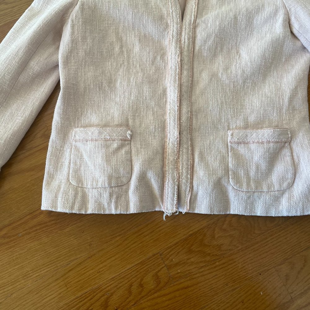 Very Light Pink Apostrophe Jacket. - Gem